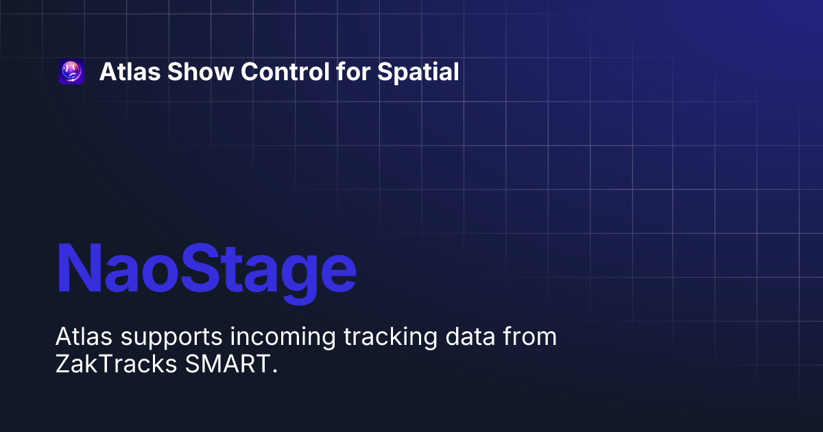 NaoStage | Atlas Show Control for Spatial